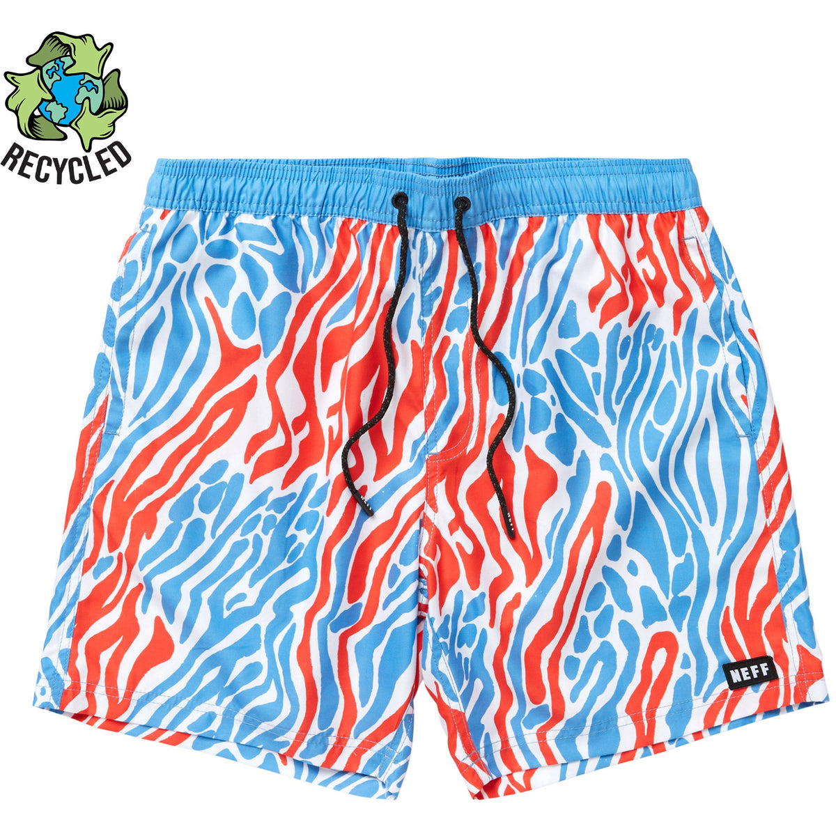 Men's NEFF Leopard Pebble 17" Hot Tub Swim Trunks – Neff Headwear